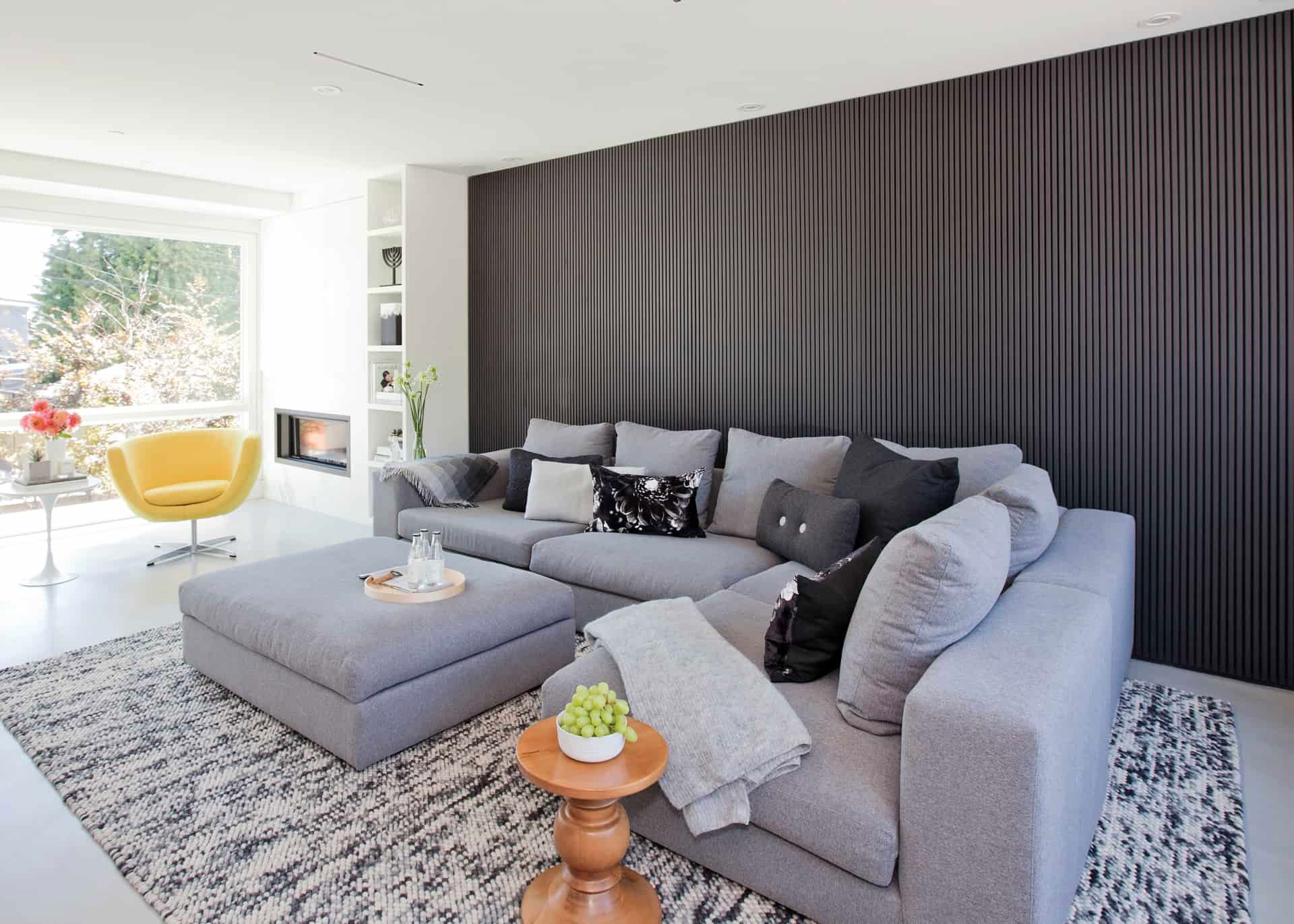 Get the Look: Dark, Textural Feature Wall - Western Living Magazine