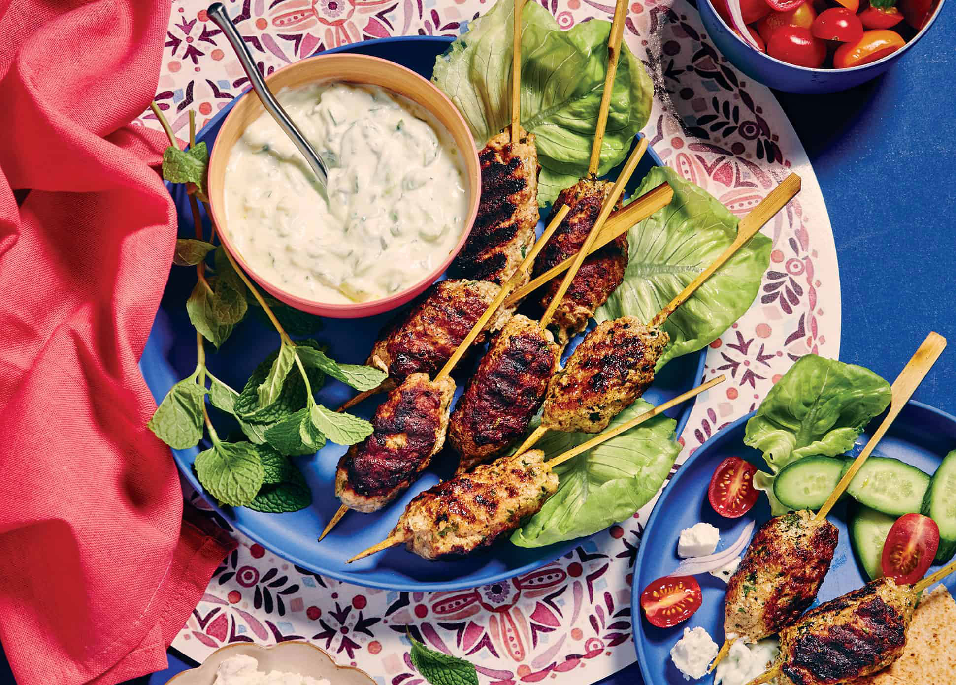 Recipe: Turkey Kefta Kebabs with a Quick Yogurt Sauce